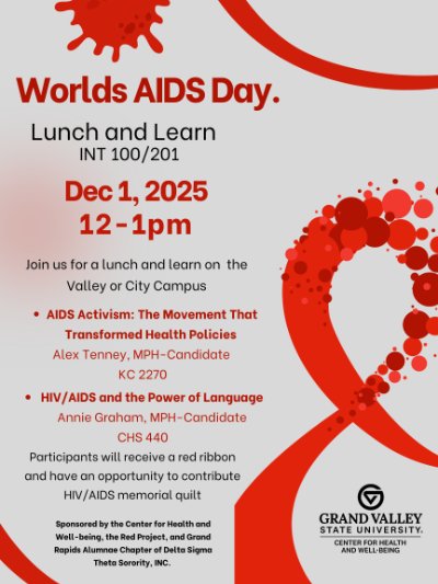 HIV/AIDS and the Power of Language - Lunch and Learn on 12/1/2025 at 12 ...